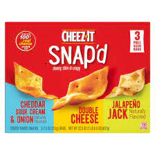 Cheez-It Snap'd Cheesy Baked Snacks Variety Pack, 3 ct. – ordersmARTs