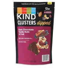 Kind Dark Chocolate and Vanilla Nuts and Fruit Dipped Clusters (12 oz ...